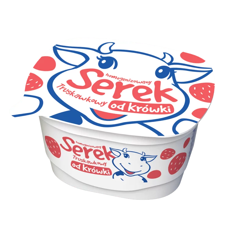 Serek homogenizowany od krówki truskawkowy 140g Figand – Sklep Społem ...