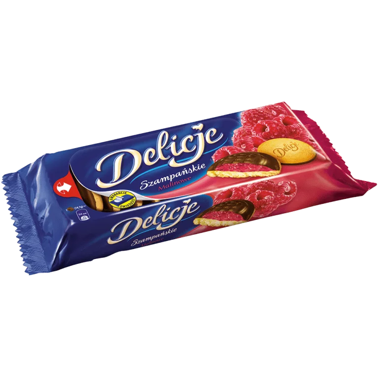 Delicje szampańskie malinowe 147g Lu Polska – Sklep Społem Kielce