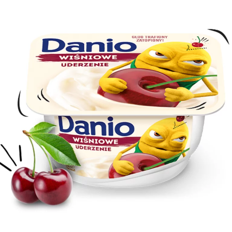 Serek Danio malinowy 140g Danone – Sklep Społem Kielce