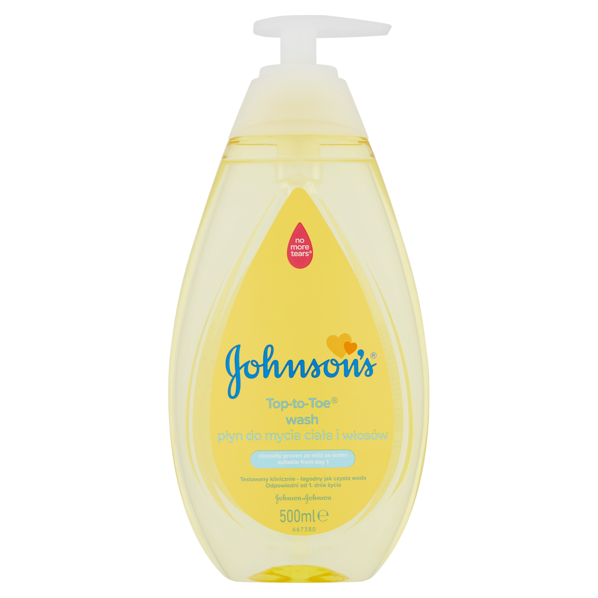 Płyn do mycia ciała i włosów Johnson’s 500ml J&J – Sklep Społem Kielce