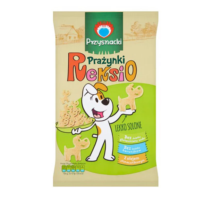 Prażynki Reksio keczupowe Przysnacki 90g Intersnack – Sklep Społem Kielce