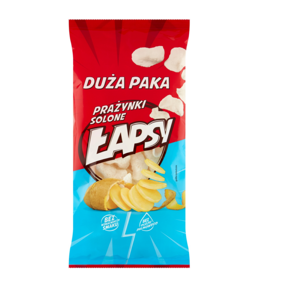 Prażynki ziemniaczane naturalne Łapsy 110g TBM – Sklep Społem Kielce