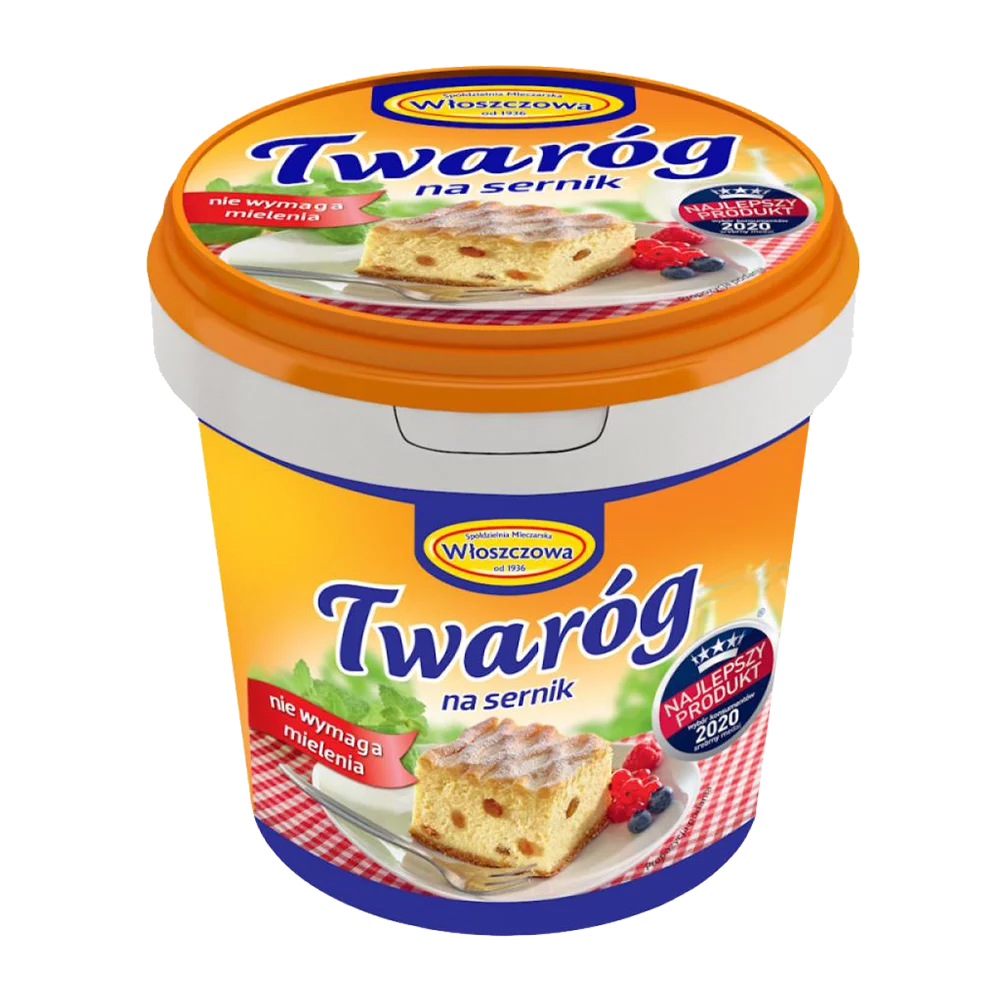Twar g Na Sernik Wiaderko 1kg W oszczowa Spo em