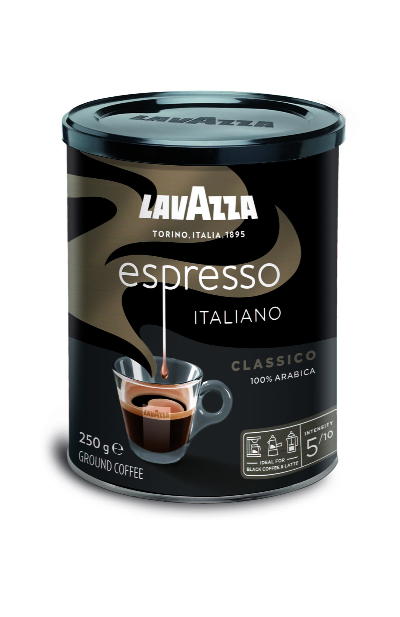 Kawa mielona Lavazza espresso italiano puszka 250g Global Coffee ...