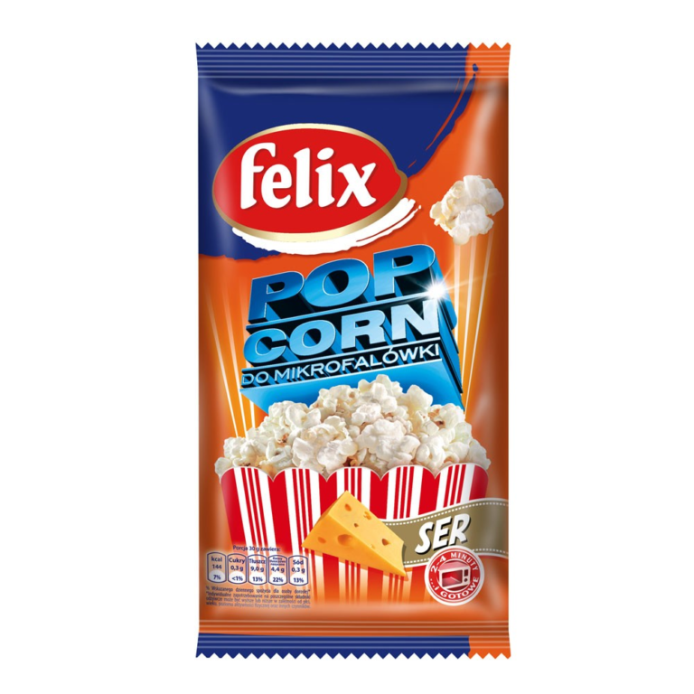 Popcorn do mikrofalówki Felix o smaku serowym 90g Intersnack – Sklep ...