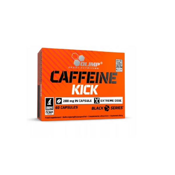 Caffeine kick 200mg 60 kaps. Olimp – Sklep Społem Kielce